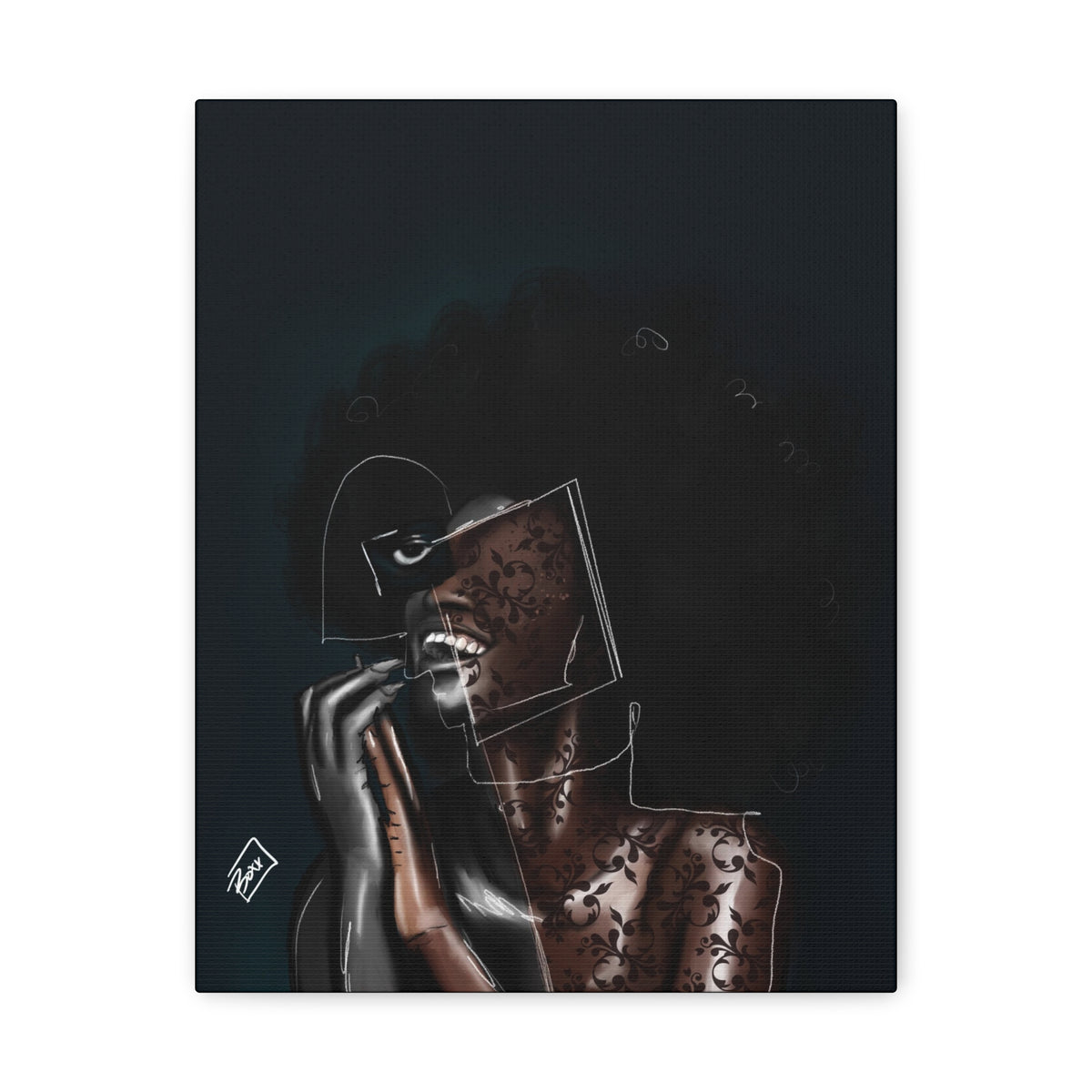 InfluenzHer Gallery Wrap – Boxx The Artist